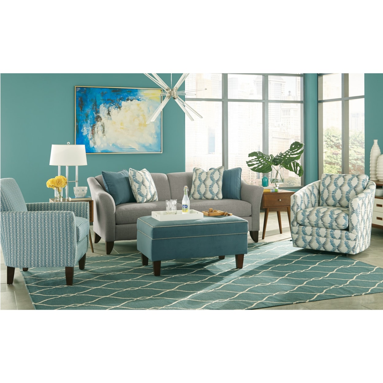 Craftmaster 036600s 036600s Aberdeen 22 Transitional Storage Ottoman